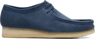 Clarks Wallabee Schnürstiefel - Blau