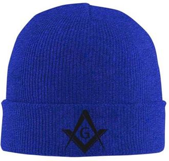 Generic Ma&ccedil;onnique Unisex Bonnet De Trawler &Eacute;pais Bonnets Tricot&eacute; &Eacute;lastique Skull Cap pour Cyclisme Casque Moto Le Quotidien