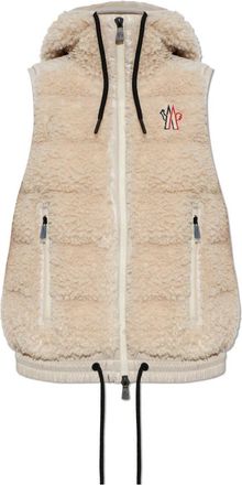 Moncler Apres-Ski Daunenweste - - Jackets - Damen - Beige - S