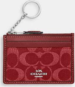 Coach Schmales Mini-Kartenetui Mit Ausweisfach Aus Signature-Denim