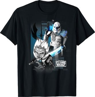 Star Wars Clone Wars Ahsoka Kanji Sketch T-Shirt
