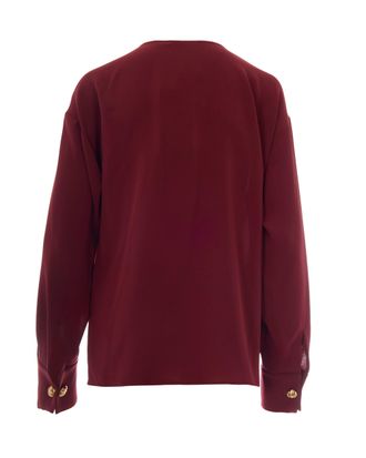 Max Mara Womens Blouse Ottimo Ruby Triacetate Blouses Shirt