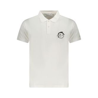 Trussardi Wei&szlig;es Baumwoll-Polo f&uuml;r Herren