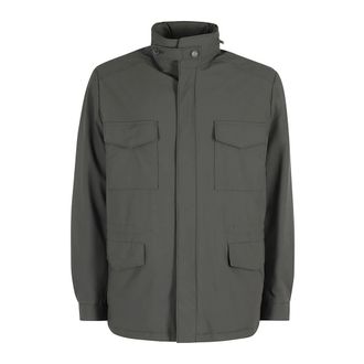 Duno Stretch Microfaser Field Jacket - - Jackets - Herren - Gr&uuml;n - M