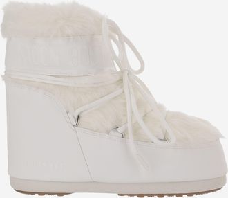 Moon Boot Bottines Moon Boot Icon basses en fausse fourrure