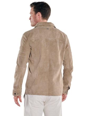 Engbers Lederjacke Herren Leichte Velourslederjacke, Beige