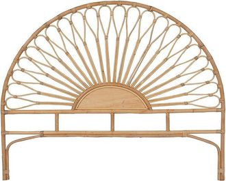 Vente-Unique Bettkopfteil - Rattan - 160 cm - Naturfarben - SOLIA