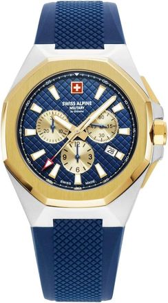 Swiss Alpine Military Analog Watch - - Accessories - Herren - Blau - ONE SIZE