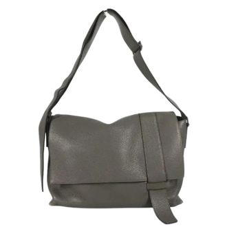 Herm&egrave;s Pre-owned Leder crossbody-taschen - - Pre-owned - Damen - Grau - ONE SIZE