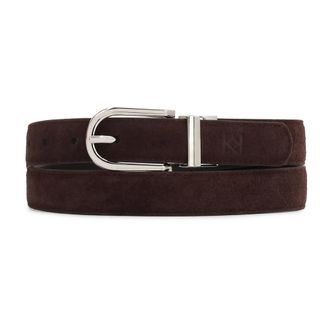 Kazar Brauner doppelseitiger G&uuml;rtel aus zwei Arten von Leder - - Accessories - Damen - Braun - 80 CM