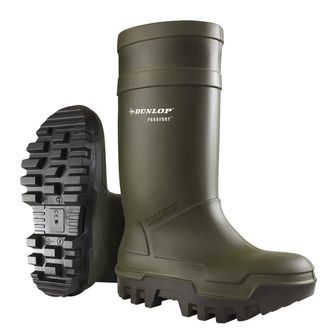 Dunlop OCEAN Unisex Dunlop Purofort Thermo+ Gummistiefel, Arbeit Stiefel, saftety, dunkel Olive, 39.5 EU