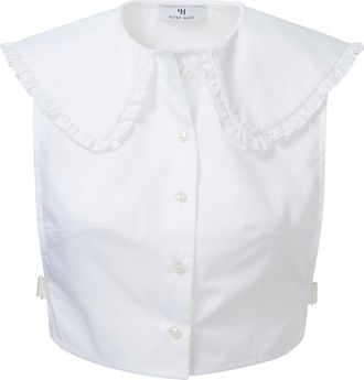 Peter Hahn Blusenkragen Peter Hahn weiss