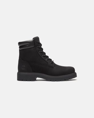 Timberland Wasserdichter Auburn Falls 6-Inch Boot f&uuml;r Damen in Schwarz, Damen, Schwarz, Gr&ouml;&szlig;e