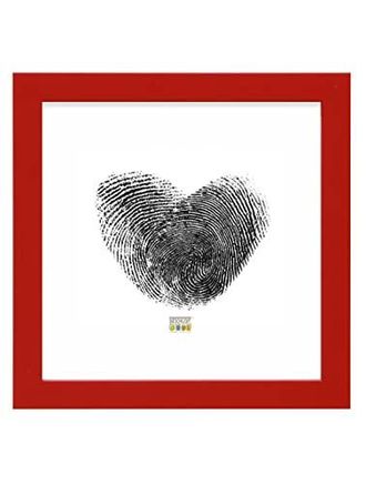 Deknudt Frames Deknudt Bilderrahmen, Holz, 15 x 15 cm, Rot