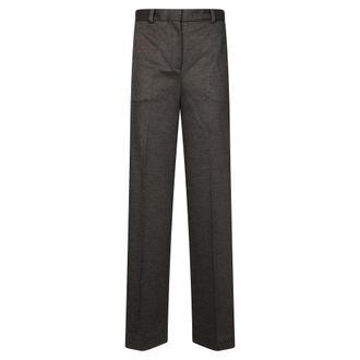 Circolo 1901 Gerade Wollhose - - Trousers - Damen - Schwarzk - XS