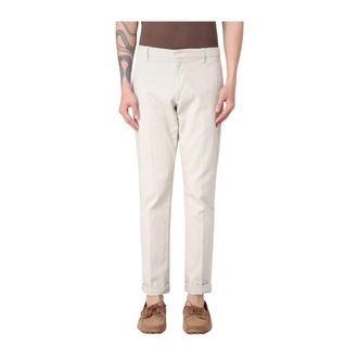 Dondup Schmale Gr&uuml;ne Hose mit Taschen - - Trousers - Herren - Beige - W35