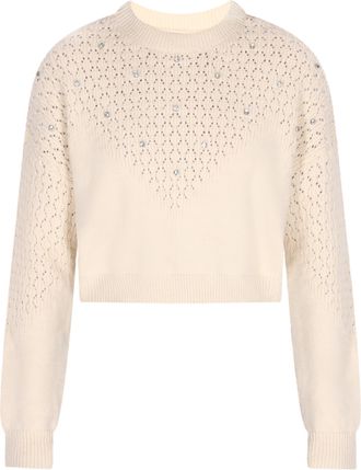 Faina Zur Seite fahren Damen Wollwei&szlig;