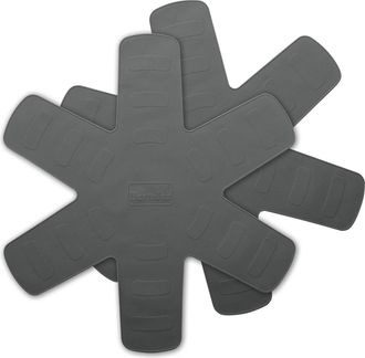 Berndes Silikon-Pfannenschutz-Set, 2 St&uuml;ck, grau, 002010, 40 cm Durchmesser, hitzebest&auml;ndig