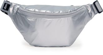 LOQI Metallische Bauchtasche, Silber, Einheitsgr&ouml;&szlig;e, Metallische Bauchtasche