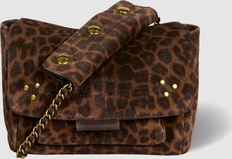 Jerome Dreyfuss Sac Lulu S Cuir Imprim&eacute; L&eacute;opard Naturel