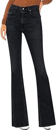 Generic Pantalon Polyester Femme Taille Élastique Grossesse Ample Confortable Orange Viscose Bandeau Cropped Téléphone Métallisé Musculation Polyester Plaquée