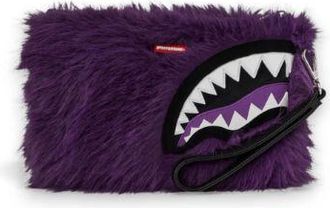 Sprayground Sprayground | Fur Cray Purp Crossover Clutch