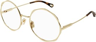 Chlo&eacute; unisex, Accessoires, Jaune, Taille: 56 MM Monture optique ronde