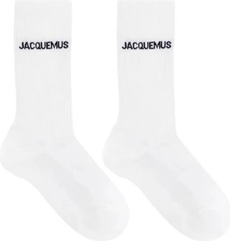 Jacquemus unisex, Sous-v&ecirc;tements, Blanc, Taille: 39 EU Sous-v&ecirc;tements blancs en m&eacute;lange de coton