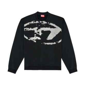 Diesel Homme, Sweatshirts et sweats &agrave; capuche, Noir, Taille: S S-Boxt-N5 SweaT-shirt