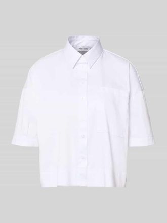 More & More Hemdbluse mit Brusttasche und Kentkragen