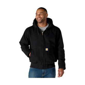 Carhartt Work in Progress Homme, Sweatshirts et sweats &agrave; capuche, Noir, Taille: XL Veste Active Isol&eacute;e en Duck D&eacute;lav&eacute;