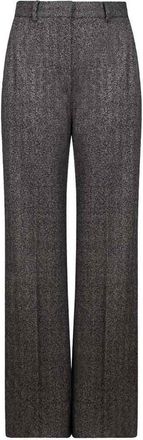 Max Mara Formale Hose - Wei&szlig;