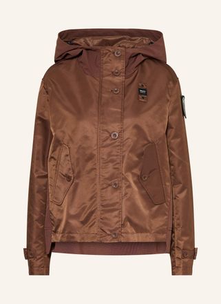 Blauer Jacke Marcella braun