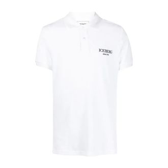 Iceberg Einfaches Polo mit Kleinem Logo - - Tops - Herren - Wei&szlig; - 2XL