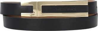 Elisabetta Franchi Femme, Accessoires, Noir, Taille: XL Logo Buckle Belt