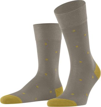 Falke Herren Dot M SO Baumwolle Gemustert 1 Paar Socken, Beige (Corn 4096), 39-42