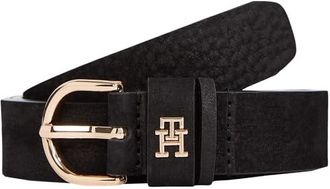 Tommy Hilfiger Ceinture r&eacute;glable pour femme, Black, 95 cm