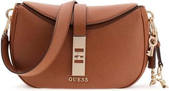 Guess Femme, Sacs, Brun, Taille: ONE Size Brooke Charm Shoulder Bag