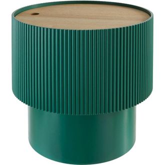 Atmosphera Atmosphera - Beistelltisch Enola gr&uuml;n D38,5x38,5x35cm cr&eacute;ateur dint&eacute;rieur