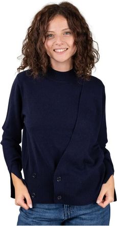 Seventy Femme, Pulls, Bleu, Taille: 44 FR Venezia Sweater