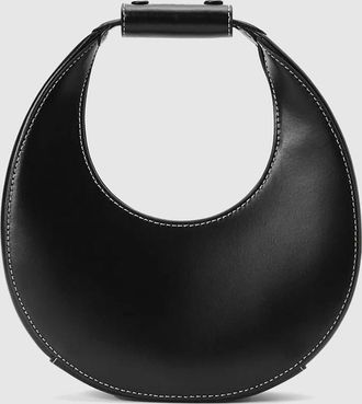 Staud Sac Mini Moon Bag Black