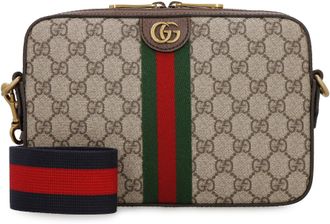 Gucci Mens Ophidia Gg Supreme Shoulder Bag Beige Messenger