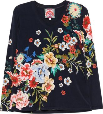 Johnny Was Janie Langarmshirt - Blau