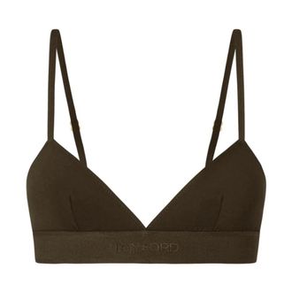 Tom Ford Baumwoll-Dreieck-BH - - Underwear - Damen - Braun - XS