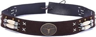 Generic Bandeaux de chapeau de cowboy de rechange pour chapeaux Fedora Panama en feutre de paille et décorations de vêtements, E, M