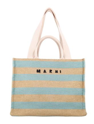 Marni Shopper & Totes - Raffia-Effect Medium Tote Bag - Gr. unisize - in Bunt - f&uuml;r Damen