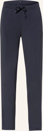 Schiesser Schlafhose Mix+Relax blau