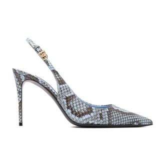Dolce & Gabbana Python Slingback mit Absatz - - Shoes - Damen - Mehrfarbig - 38 1/2 EU