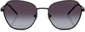 Emporio Armani Femme, Accessoires, Noir, Taille: ONE Size Lunettes de soleil &agrave; monture g&eacute;om&eacute;trique