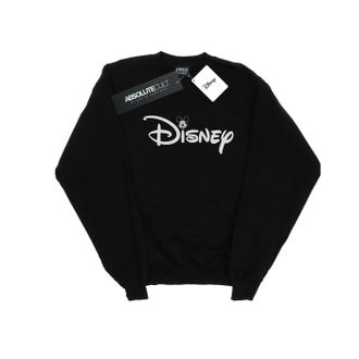 Disney Mickey Mouse Logo Head Sweatshirt f&uuml;r Damen (Schwarz)